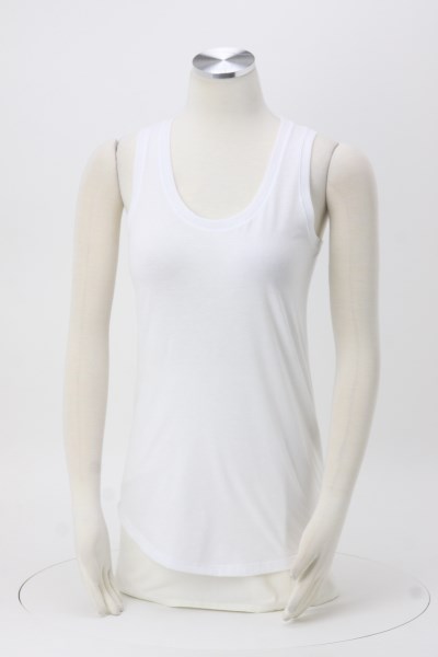 4imprint.com: Optimal Tri-Blend Racerback Tank - Ladies' - White 133564 ...
