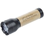 Bamboo Accent Rechargeable Flashlight 168326 : 4imprint.com