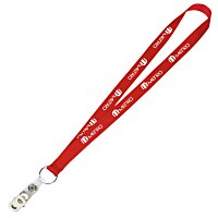 Custom Logo Lanyards at 4imprint | Company Printed Lanyard for ID Badge