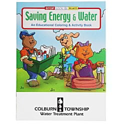 4imprint.com: Saving Energy & Water Coloring Book 1034-SEW