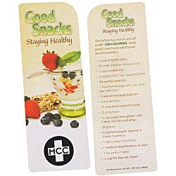 4imprint.com: Just the Facts Bookmark - Good Snacks 110336-GS