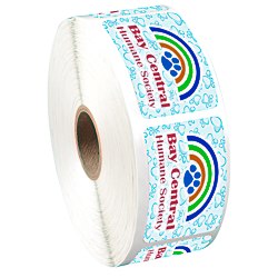 4imprint.com: Full Color Sticker by the Roll - Rectangle - 1-1/4" x 2 ...