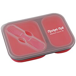 4imprint.com: Collapsible Two-Section Food Container 121305