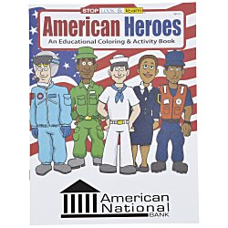 4imprint.com: American Heroes Coloring Book 1034-AMH