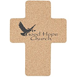 4imprint.com: Large Cork Coaster - Cross 131167-CS