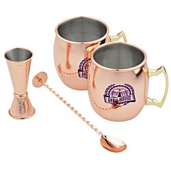 4imprint.com: Moscow Mule Mug 4-in-1 Gift Set 136972