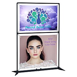 4imprint.com: FrameWorx Dual-Banner Stand - 41-1/2" - Double Sided ...