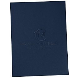 4imprint.com: Embossed Linen Paper Folder 145932