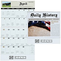 4imprint.com: Daily History Calendar - Spiral 148128-SP