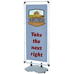 4imprint.com: FrameWorx Outdoor Flex Banner Stand - Two Sided 138704-OUT-2
