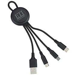 4imprint.com: Vivid Loop Charging Cable - Light-Up Logo 157774-LU