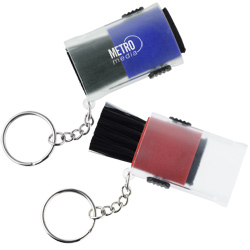 Dual Tech Screen and Keyboard Cleaner Keychain (Item No. 158461-OL ...