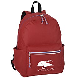 4imprint.com: Tri-Color Zipper Backpack 160490