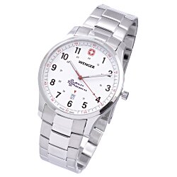 4imprint.com: Wenger City Sport Stainless Steel Watch 166861