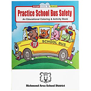 4imprint.com: Practice School Bus Safety Coloring Book 1034-SBS