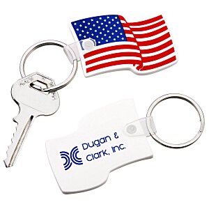 4imprint.com: US Flag Stock Soft Keychain 39212-USF