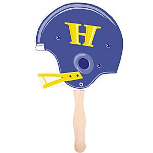 4imprint.com: Hand Fan - Football Helmet - Full Color 5137-HL-FC