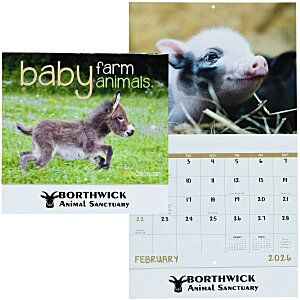 4imprint.com: Baby Farm Animals Calendar - Stapled 112270-ST