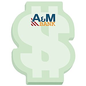 4imprint.com: Souvenir Sticky Note - Dollar Sign - 25 Sheet 6927-25-DS
