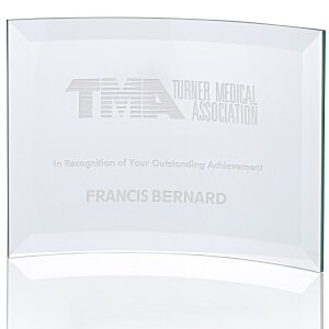 4imprint.com: Scroll Jade Glass Award - 4" 1618-4