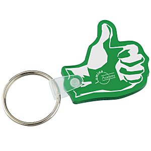 4imprint.com: Thumbs Up Soft Keychain - Translucent 39212-TU-T
