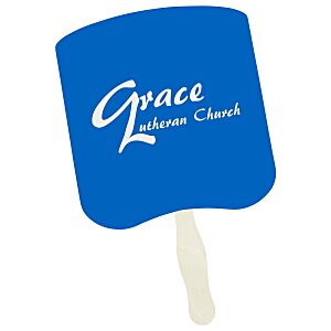 4imprint.com: Kraft Back Hand Fan - Slice 132937-SL