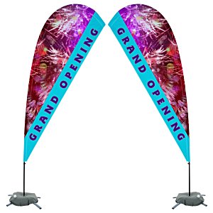 4imprint.com: Indoor Value Sail Sign - 9-1/2' - Two Sided 138707-9-IN-2