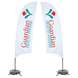 4imprint.com: Indoor Value Razor Sail Sign - 10-1/2' - Two Sided 139510 ...