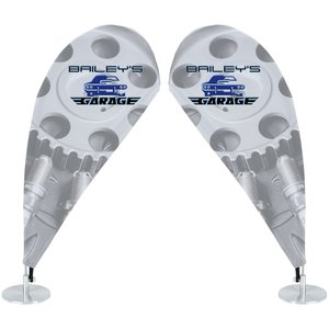 4imprint.com: Micro Teardrop Tabletop Sail Sign - Two-Sided 145294-2