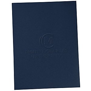 4imprint.com: Embossed Linen Paper Folder 145932