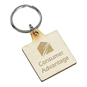 4imprint.com: Wooden Keychain - Square 153261-SQ