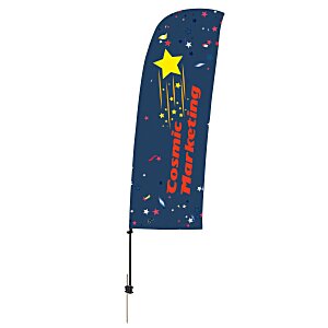 4imprint.com: Outdoor Value Blade Sail Sign - 7-1/2' - One-Sided 157444 ...