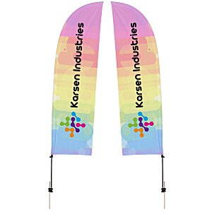 4imprint.com: Outdoor Value Blade Sail Sign - 10-1/2' - Two-Sided ...