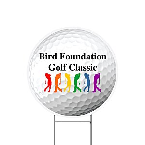 4imprint.com: Sport Yard Sign - Golf Ball - 24" x 24" 158523-GB-2424