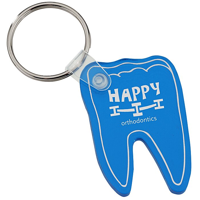4imprint.com: Tooth Soft Keychain - Translucent 39212-TO-T