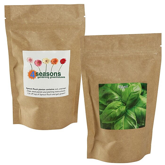 4imprint.com: Sprout Pouch - 4 oz. - Basil 112570-4-B