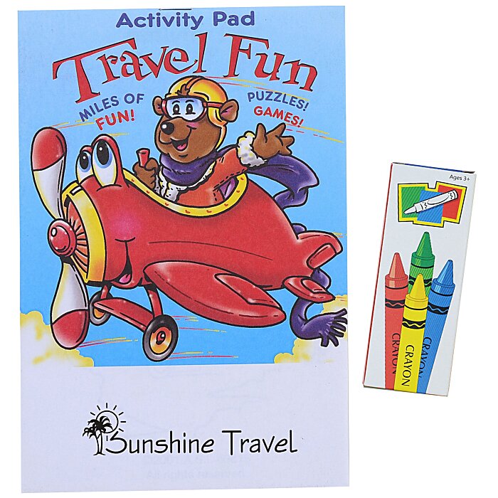 4imprint.com: Activity Pad Fun Pack - Travel Fun 117150-TF