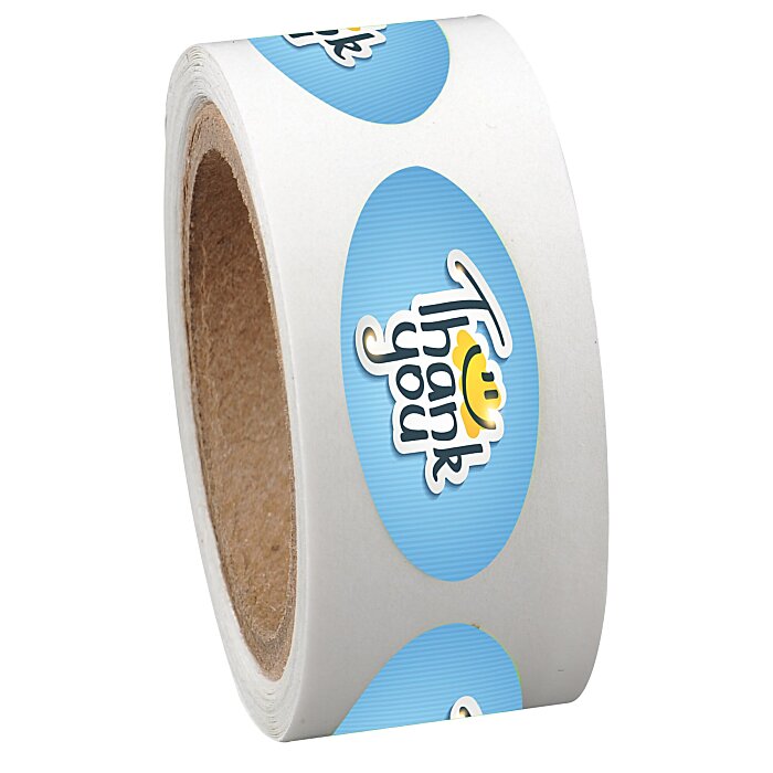 4imprint.com: Full Color Sticker by the Roll - Oval - 3/8" x 7/8 ...