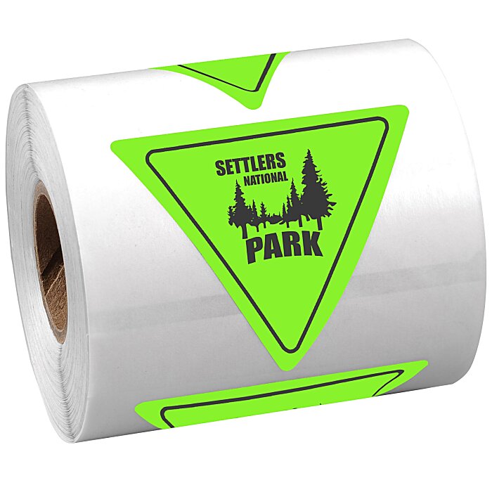 4imprint.com: Sticker by the Roll - Triangle - 2" x 2-1/4" 118355-TR-2214