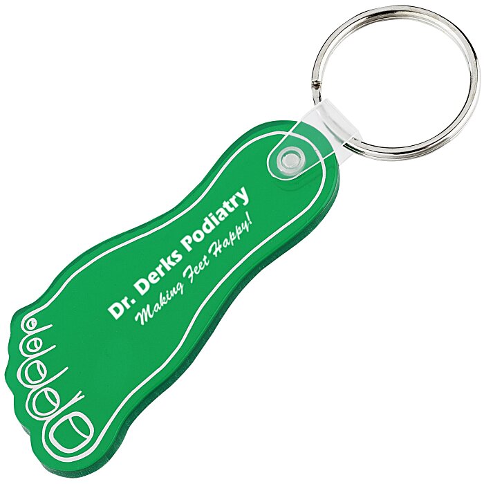 4imprint.com: Foot Soft Keychain - Translucent 39212-F-T