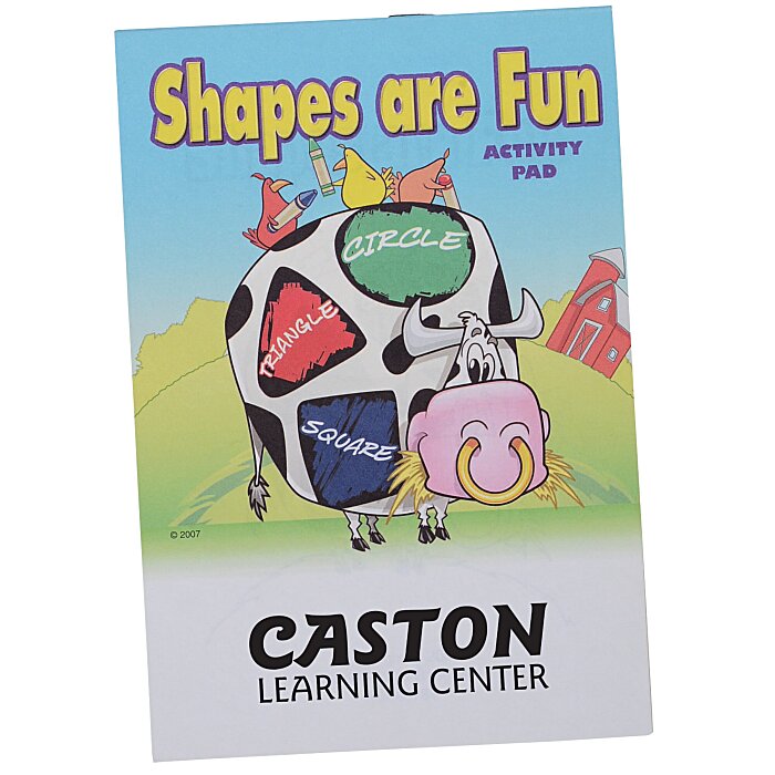 4imprint.com: Color & Learn Activity Pad - Shapes 124502-SH 4imprint.com: Color & Learn Activity Pad - Shapes 124502-SH