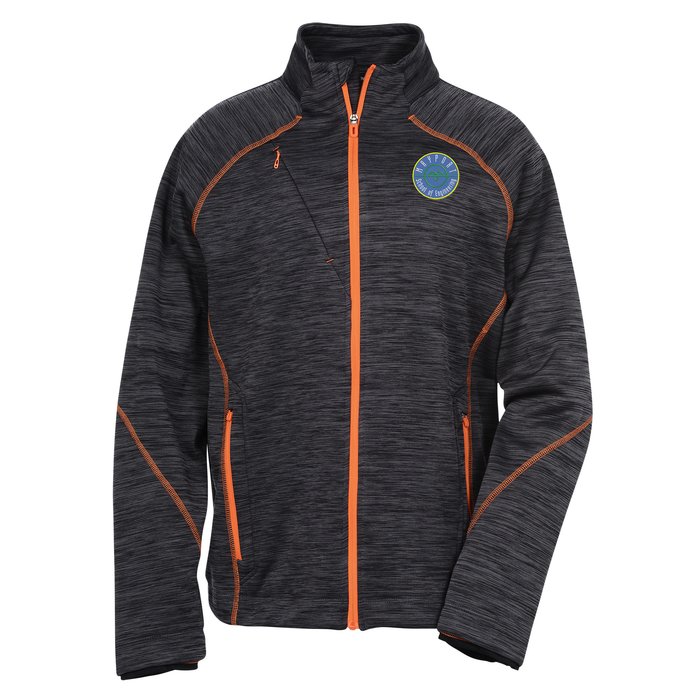 4imprint.com: Melange Bonded Fleece Jacket - Men's 124830-M