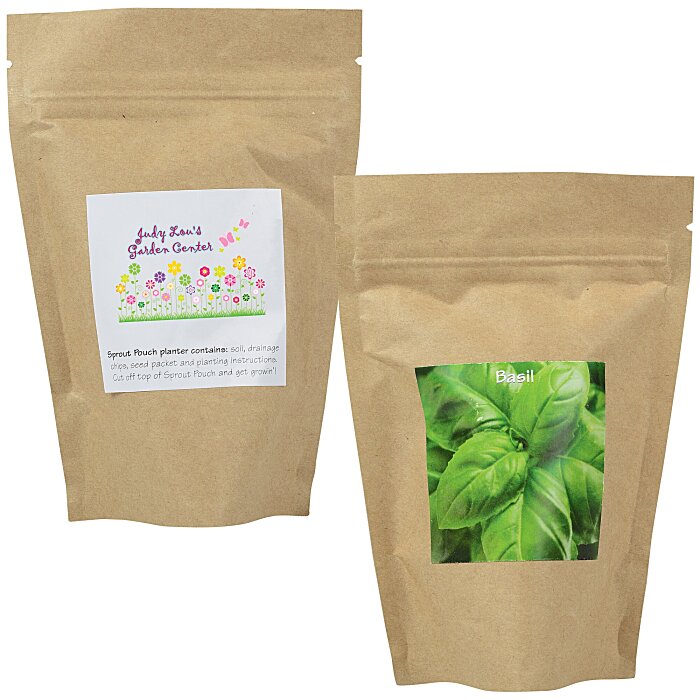 4imprint.com: Sprout Pouch - 2 oz. - Basil 112570-2-B