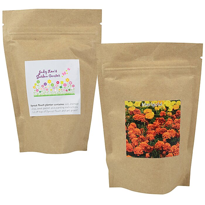 4imprint.com: Sprout Pouch - 2 oz. - Marigold 112570-2-MG
