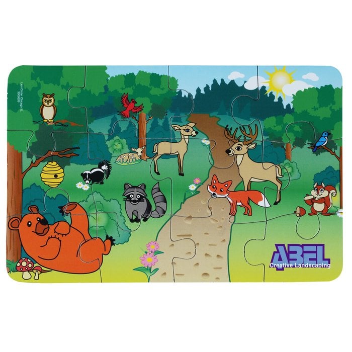 4imprint.com: 12-Piece Animal Puzzle - Forest 127388-FO