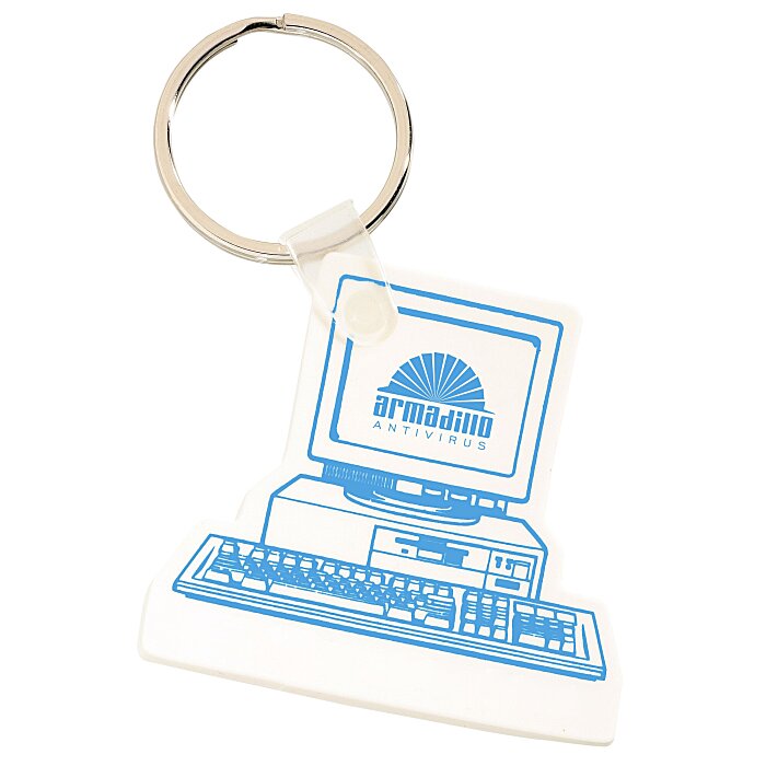 4imprint.com: Computer Soft Keychain - Opaque 39212-CO-S