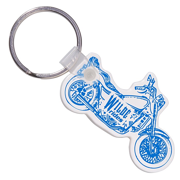 4imprint.com: Motorcycle Soft Keychain - Opaque 39212-M-S