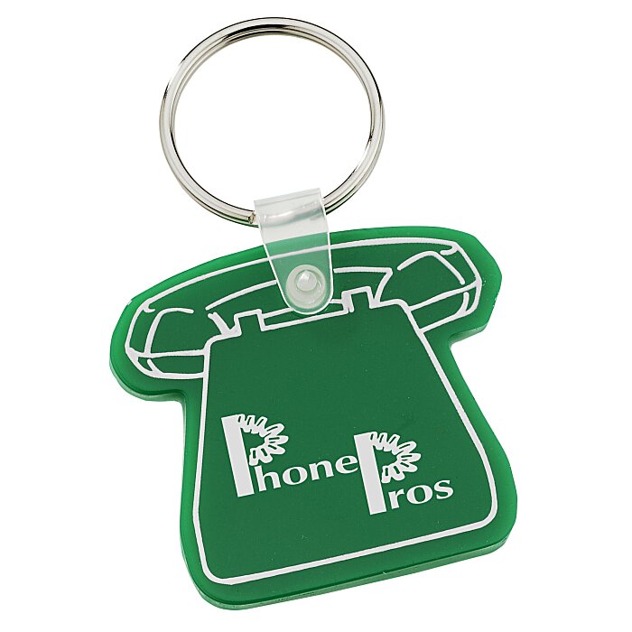 4imprint.com: Phone Soft Keychain - Opaque 39212-PH-S