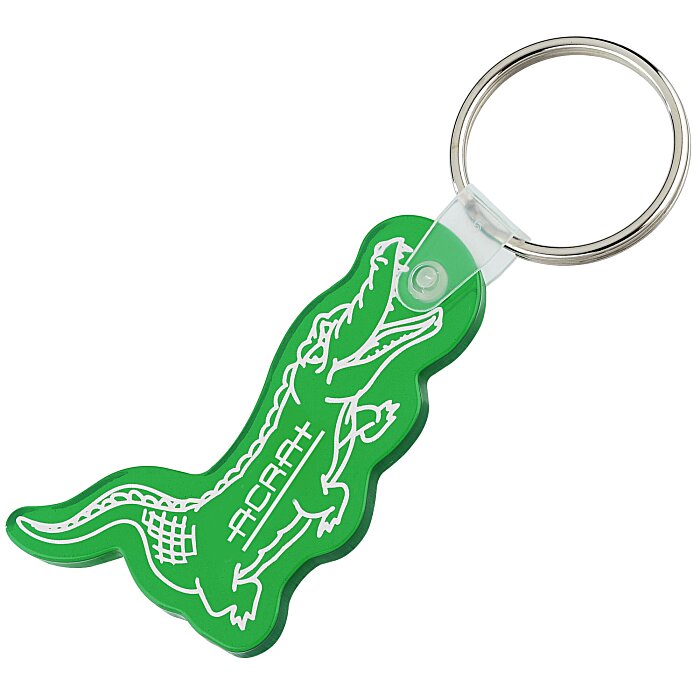 4imprint.com: Crocodile Soft Keychain - Translucent 39212-CROC-T