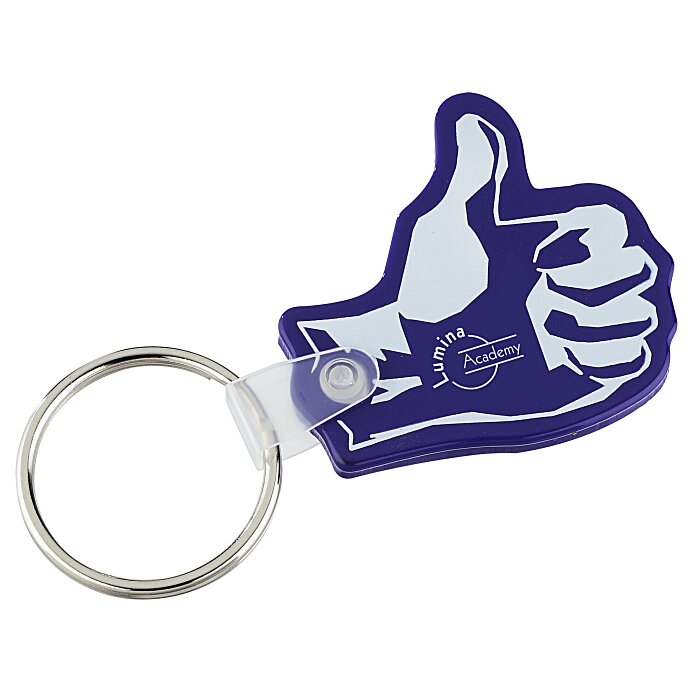 4imprint.com: Thumbs Up Soft Keychain - Opaque 39212-TU-S